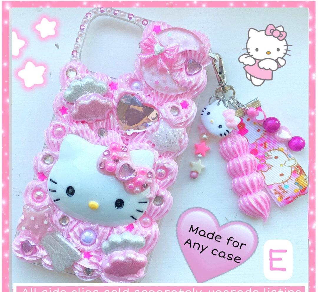 Hello Kitty Decoden Phone Case Custom Decoden iPhone Case Handmade Pink ...