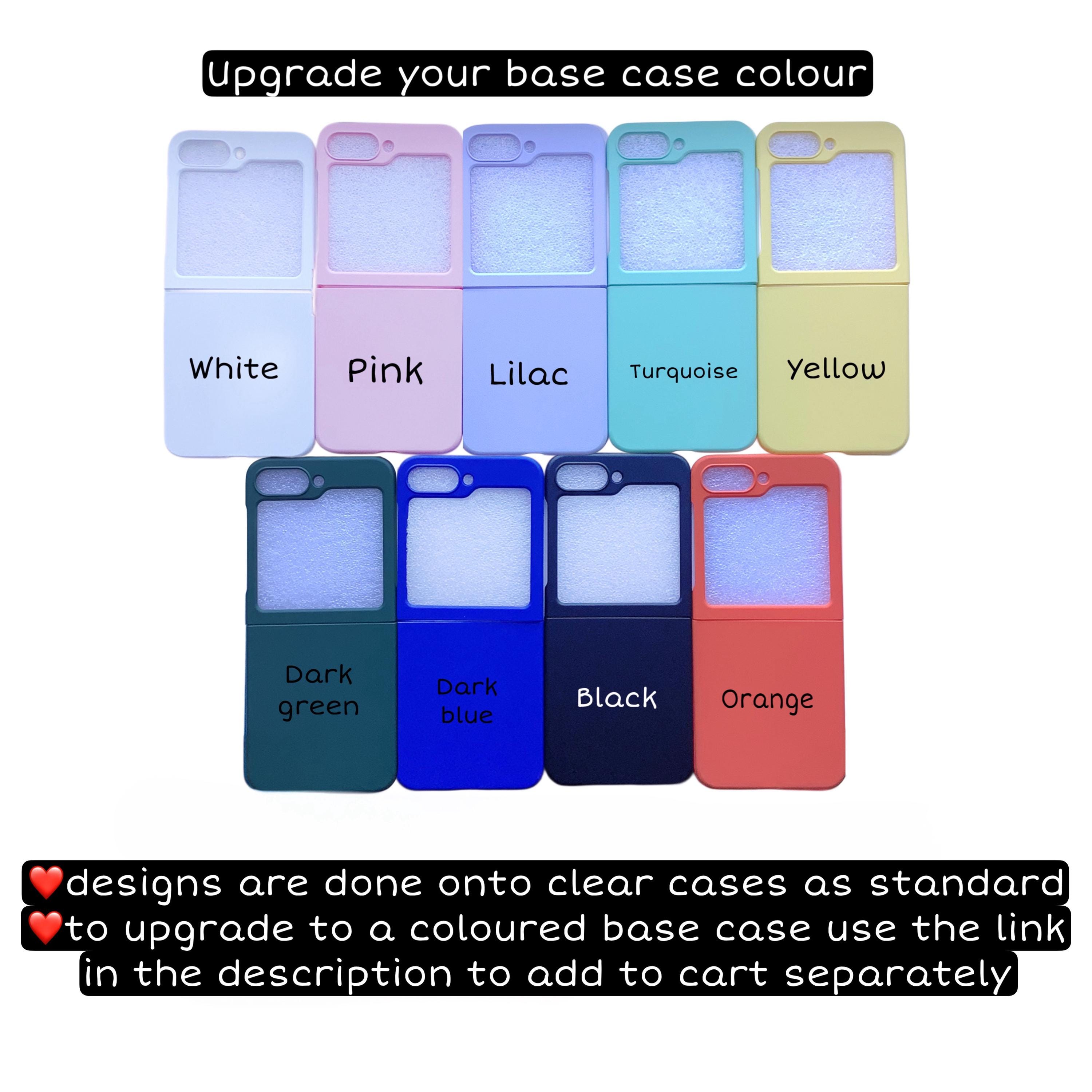 Custom Z Flip 5 Phone Case Decoden Z Flip 5 Case Bling Pink Samsung ...