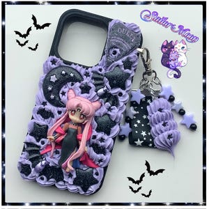 Sailor Moon Phone Case Sailor Moon Decoden Phone Case Manga Phone Case ...
