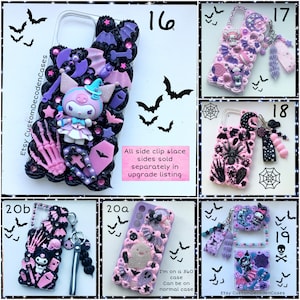 Goth Decoden Phone Case Custom Deco Case Kawaii Phone Case Pastel Goth ...