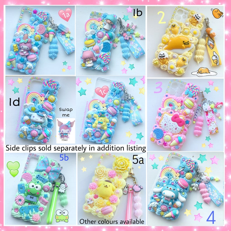 Custom Decoden Phone Case Custom Kawaii Phone Case Decoden - Etsy