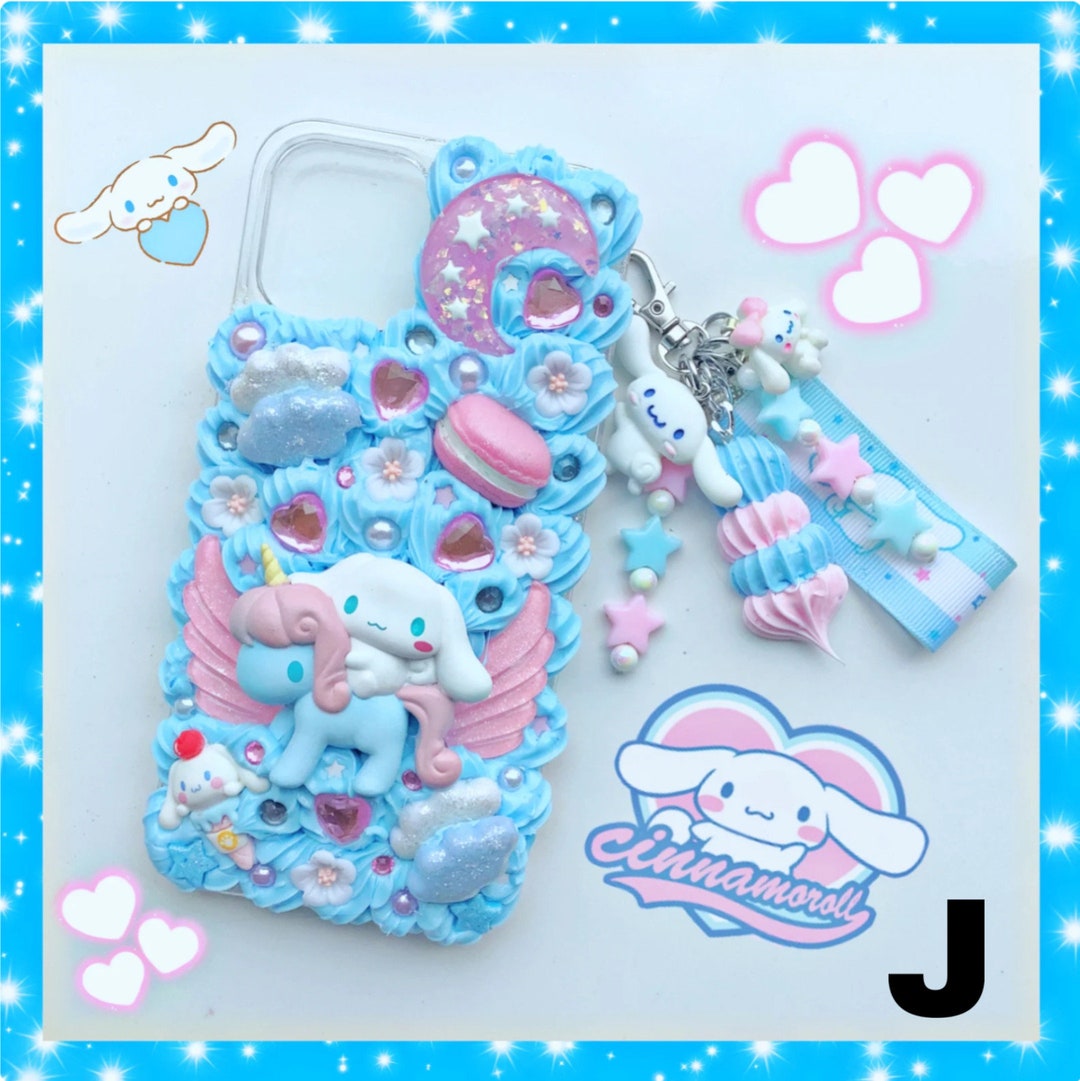 Cinnamoroll Phone Case Custom Decoden Phone Case Cinnamoroll Decoden ...