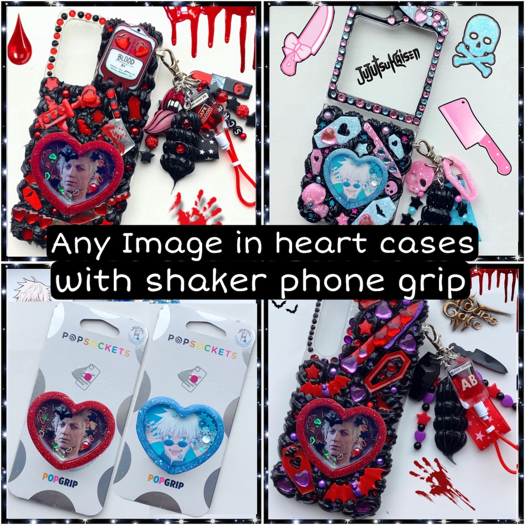 Custom Phone Case Photo Anime Decoden Phone Case Personalized Liquid ...