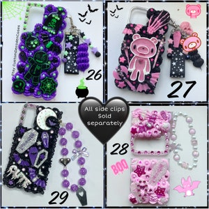 Goth Decoden Phone Case Custom Deco Case Kawaii Phone Case Pastel Goth ...