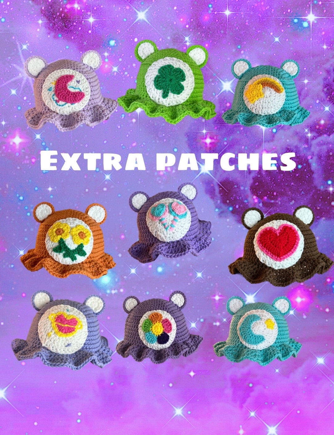 Care Bear Inspired Patches Patterns - Etsy