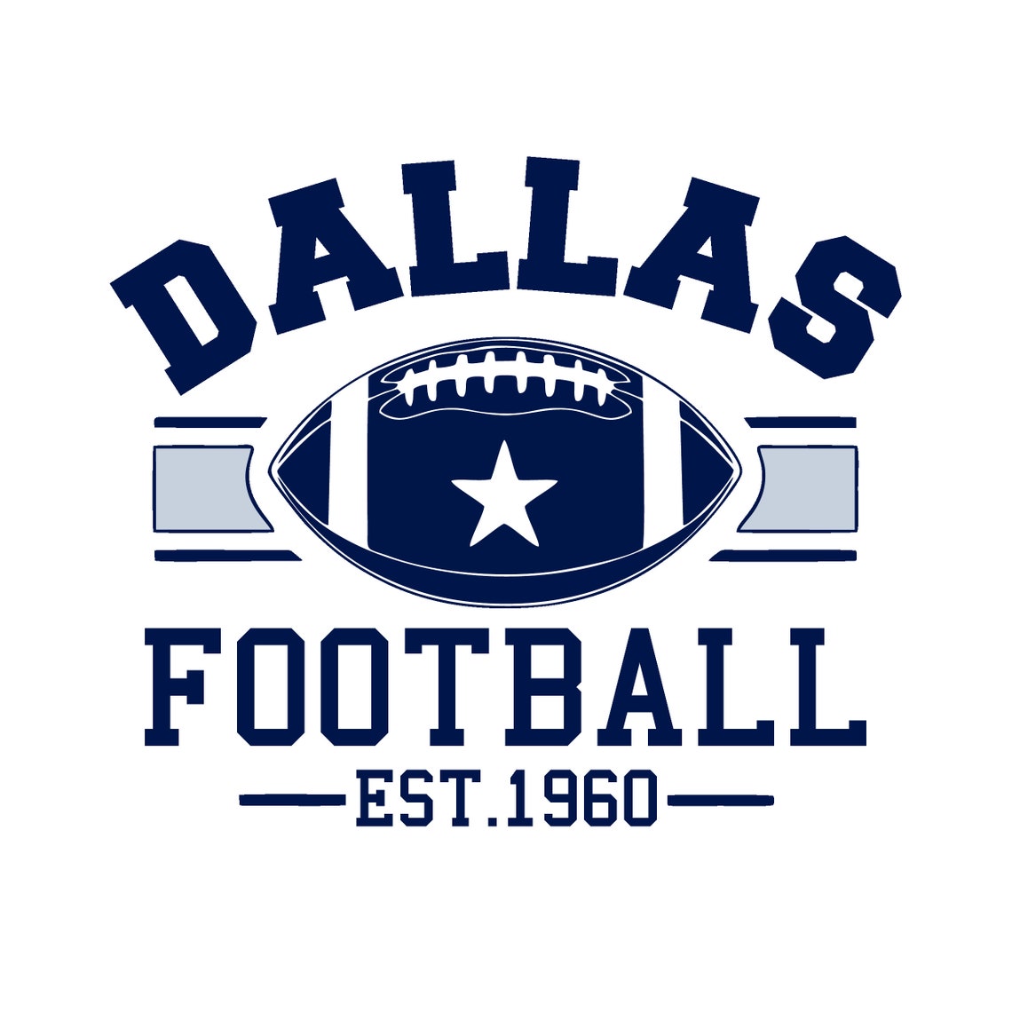 Dallas Football Png - Etsy