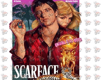 Scarface, Scarface Png - Etsy