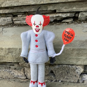 4 Piece Scary Clown Elf Outfit, Movie Costume, Series Shirt, Elf ...