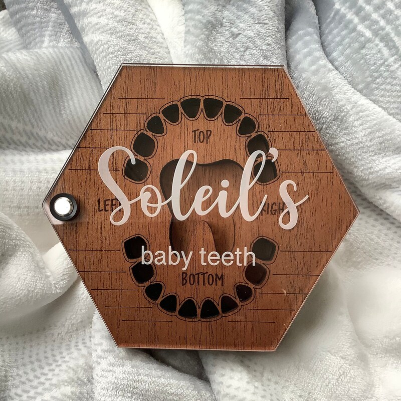 Baby Teeth Storage Box - Etsy