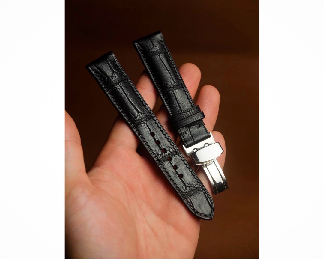 Genuine Alligator Watch Strap, Alligator Watch Band 24mm,22mm,21mm,20mm ...