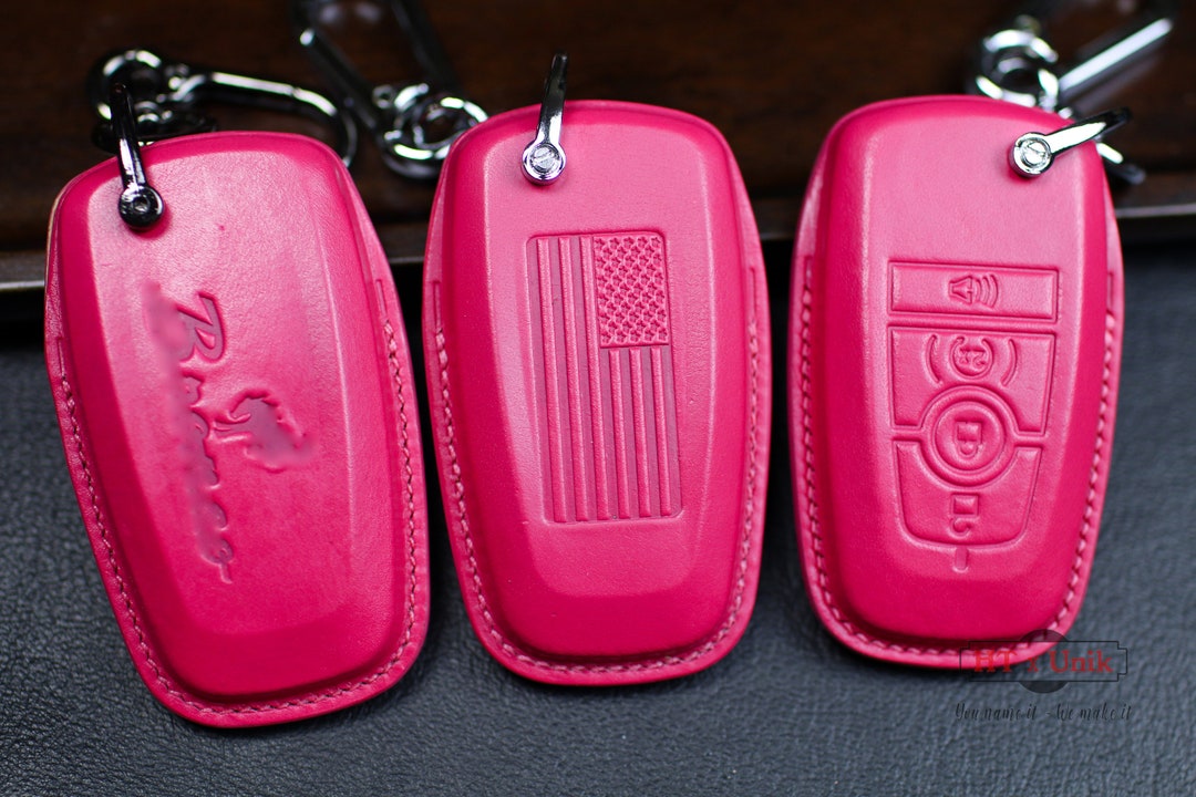 Cover for 2023 2024 Dark Horse Mach E Mach1 2024 Leather Key Fob Cover ...