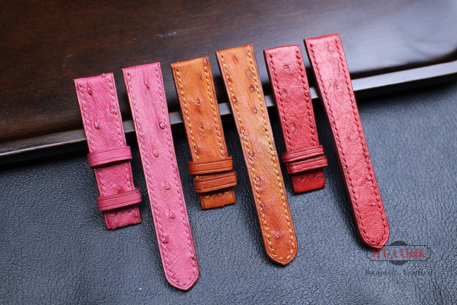Genuine Ostrich Leather Watch Band Ostrich Strap 24mm 22mm 21mm 20mm ...