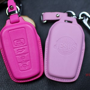 Pink Cute 4runner RAV4 2023 2024 Key Fob Cover Case Grand Highlander ...