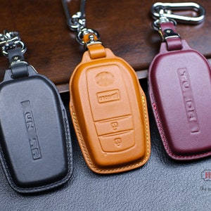 Tundra TRD Pro Prius 2022 2023 Leather Key Fob Cover 2023 Crown Venza ...