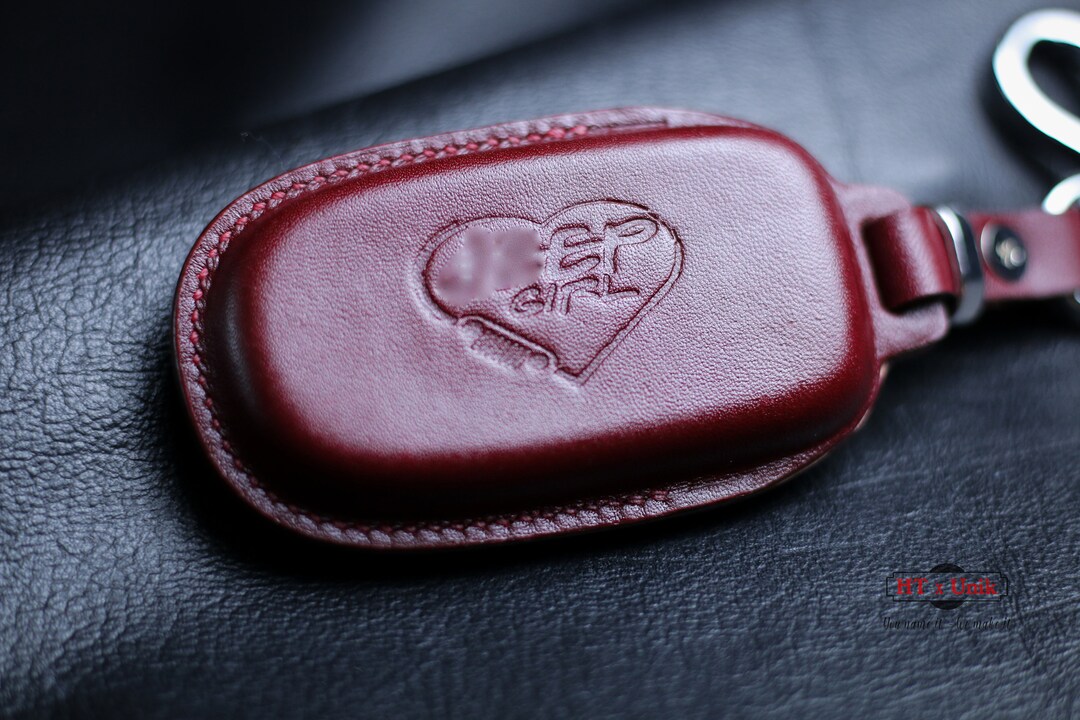 Leather Key Fob Cover for Grand Cherokee Compass Chryslerr 300 200 ...