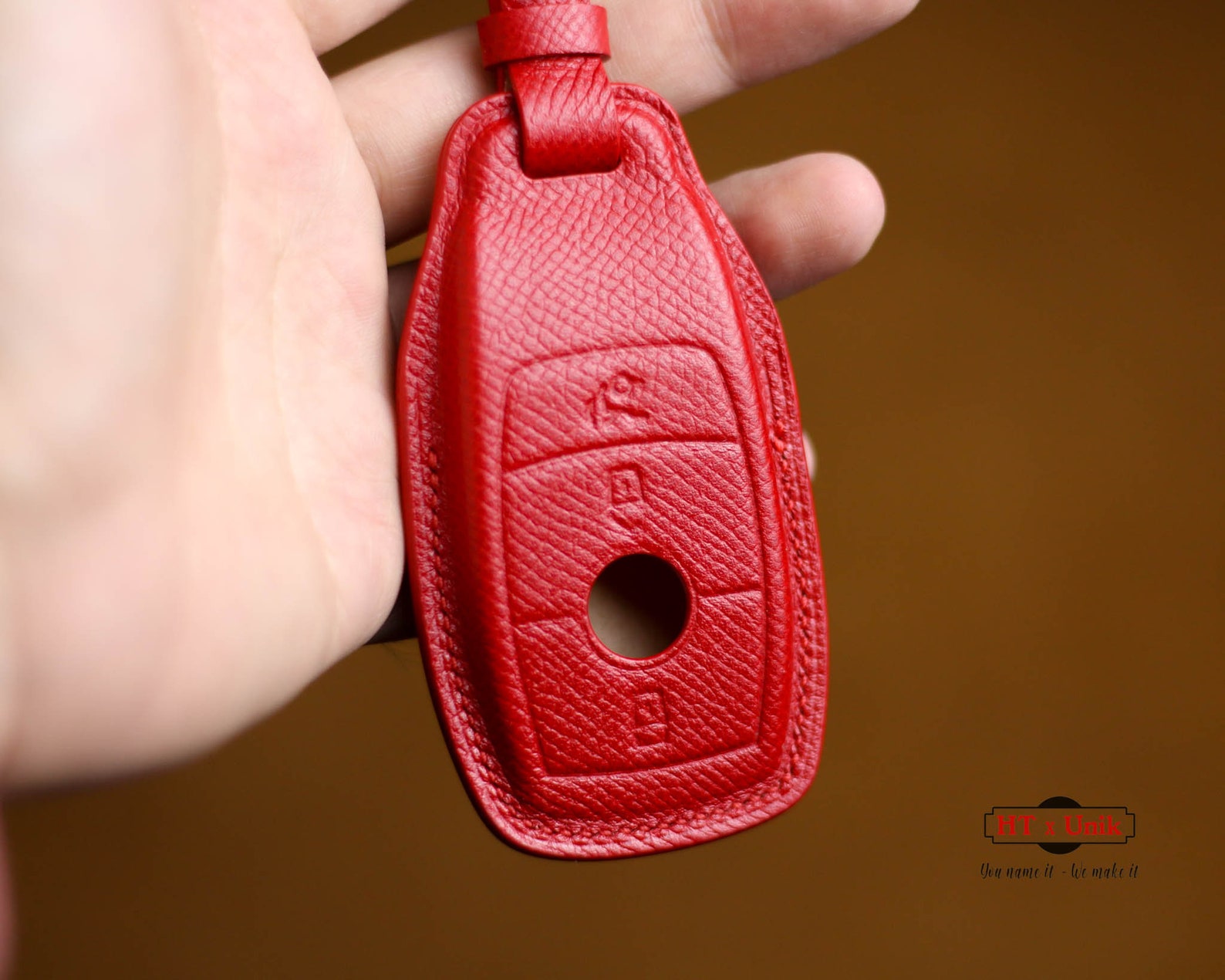 Leather Key Fob Cover Case for Mercedes Benz 2017-2022 E-class - Etsy
