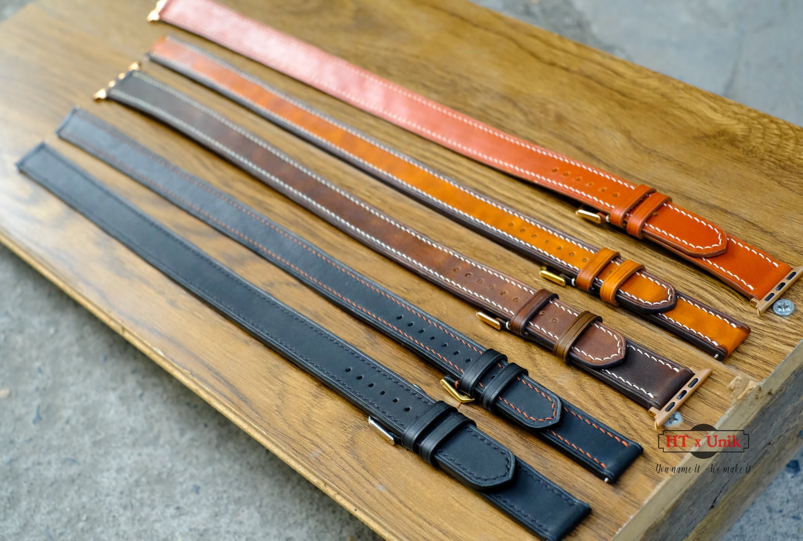 Double Wrap Leather Watch Band, Double Strap Leather Watch Strap, Long ...