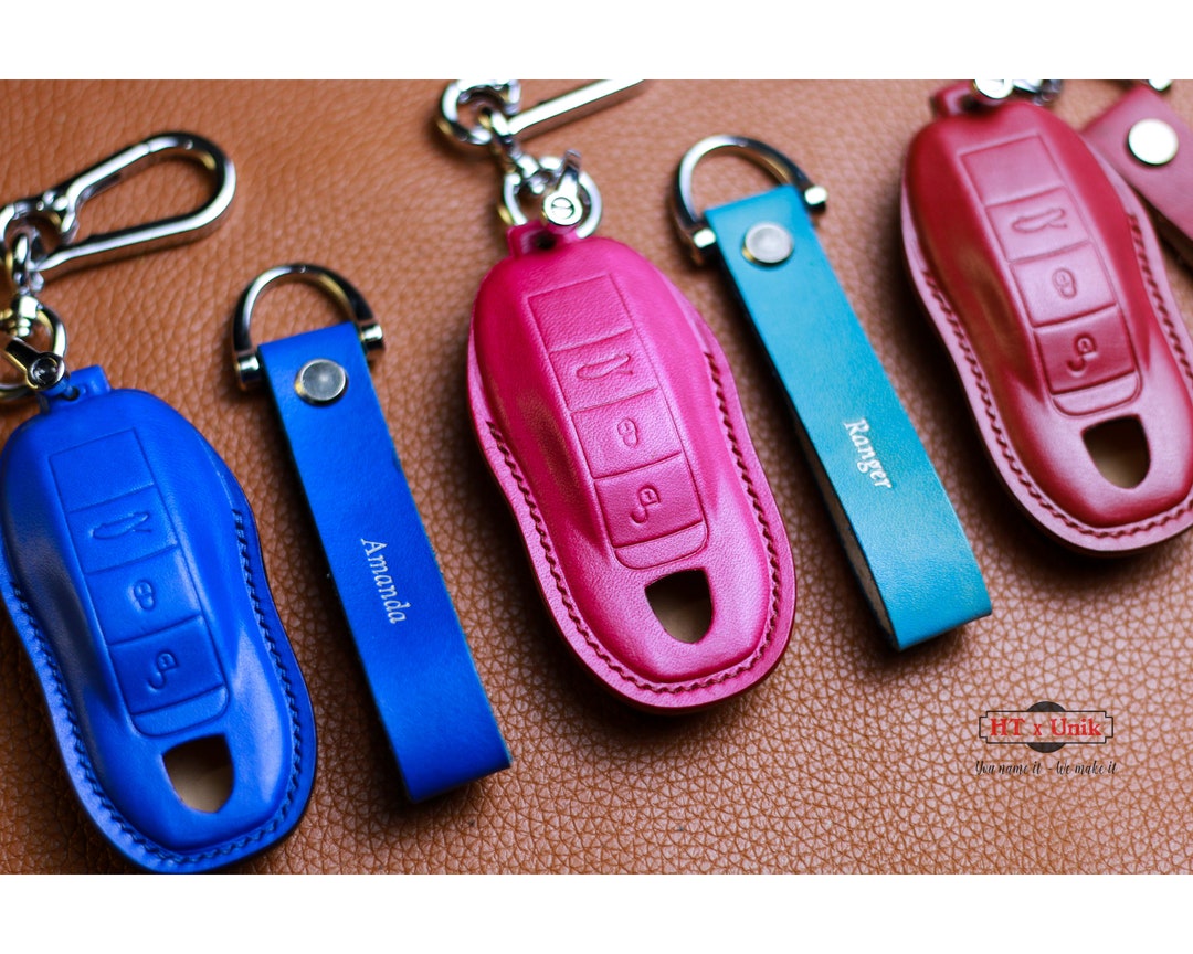 Pink Cute Key Fob Cover Case Cayenne Panamera 970 971 Carrera 911 991 ...