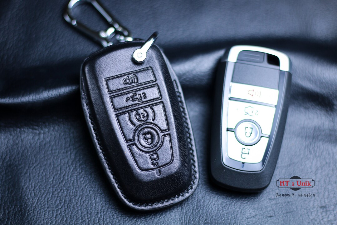 Mustang Mach E Leather Key Fob Cover Case for Mustang Mach1 for ...