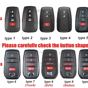 4runner Sport Accessories Trd Pro Key Fob Cover Case RAV4 GT86 2023 Fob ...