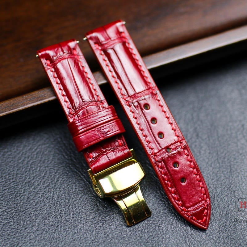 Khaki Red Strap - Etsy