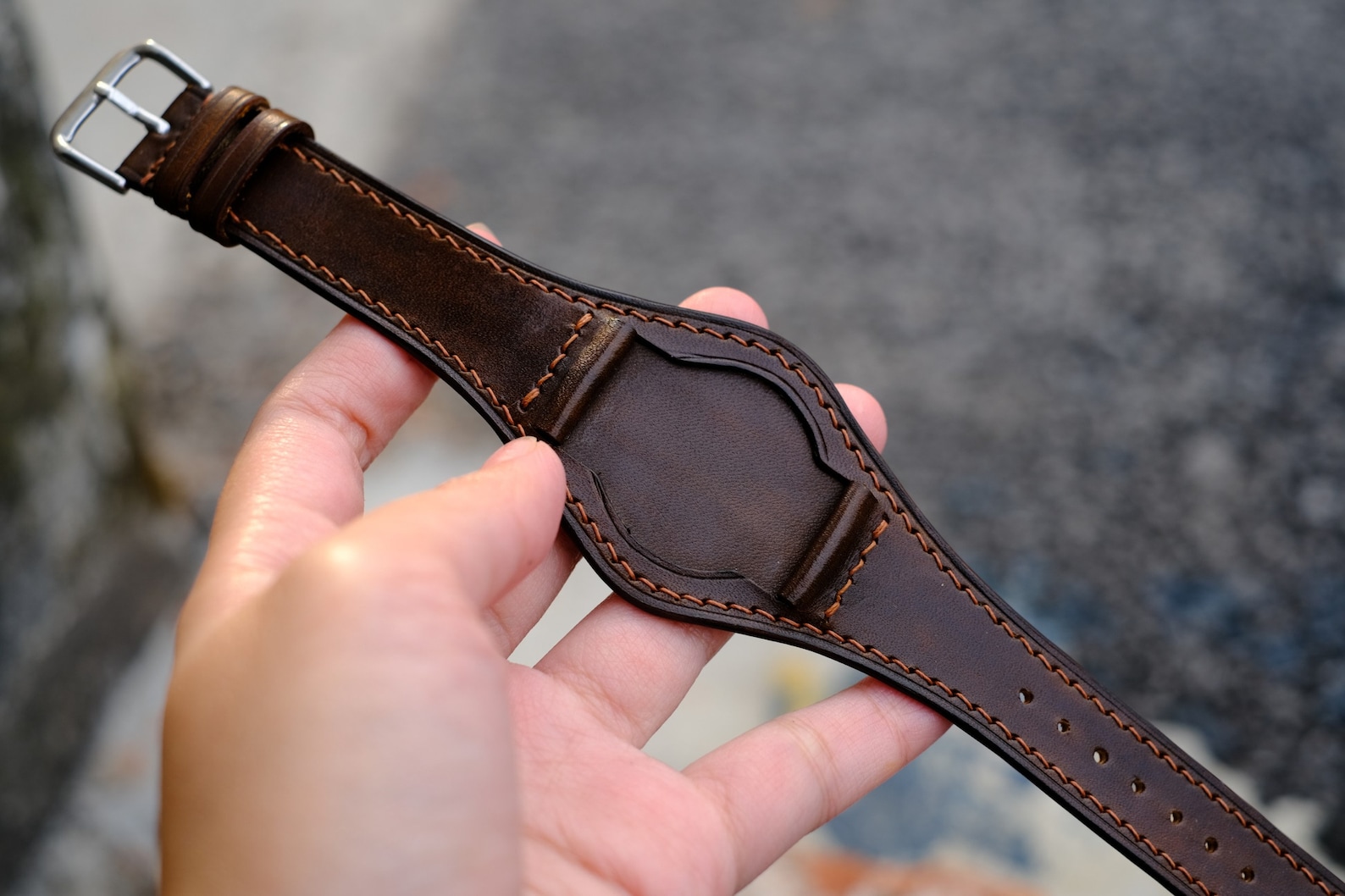 Leather Bund Strap Bund Watch Band 16mm 18mm 20mm 22mm 24mm - Etsy