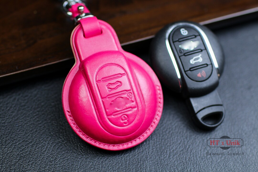 Pink Cute Mini F Series Key Fob Cover Case Mini Clubman Convertible ...