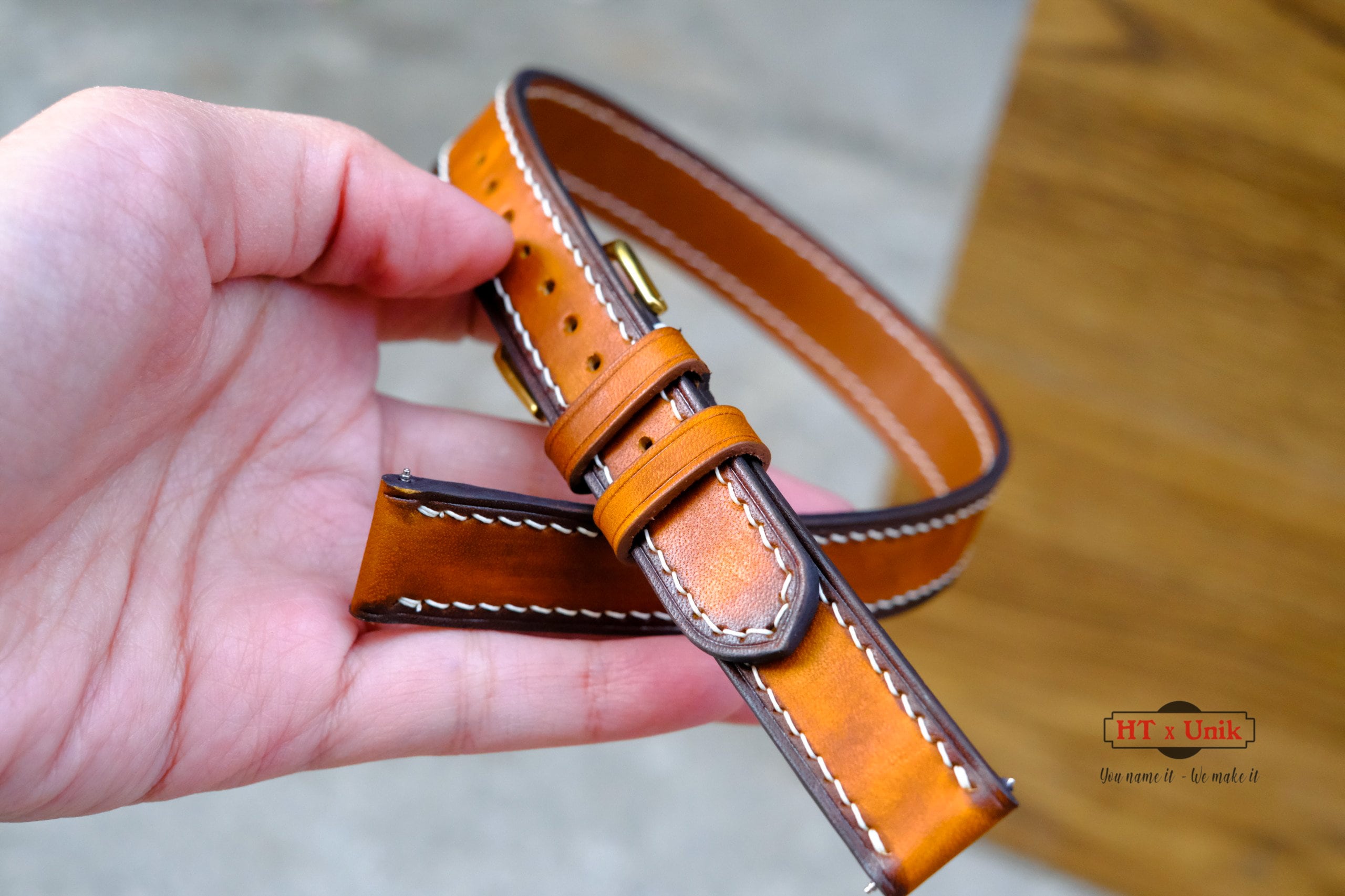 Double Wrap Leather Watch Band, Double Strap Leather Watch Strap, Long ...