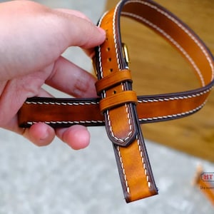 Leather Double Strap Dual Band, Double Wrap Watch Strap Double Band ...