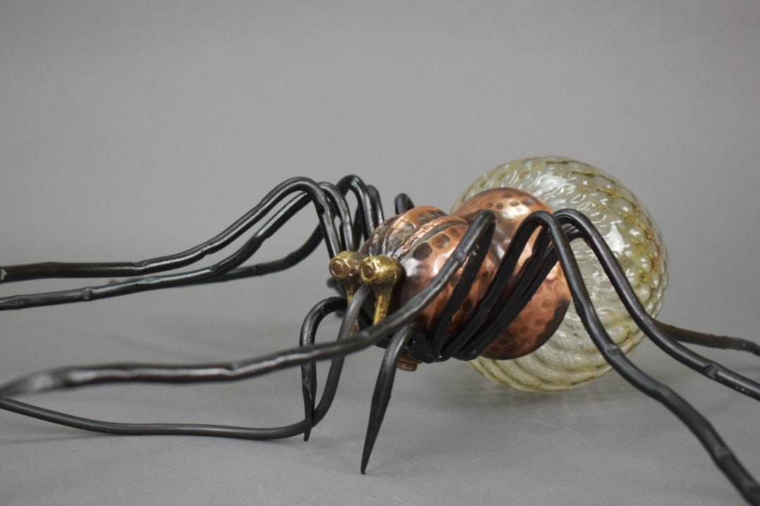 Vintage Handmade Spider Wall Lamp, Murano Glass Spider Lamp, Art Glass ...