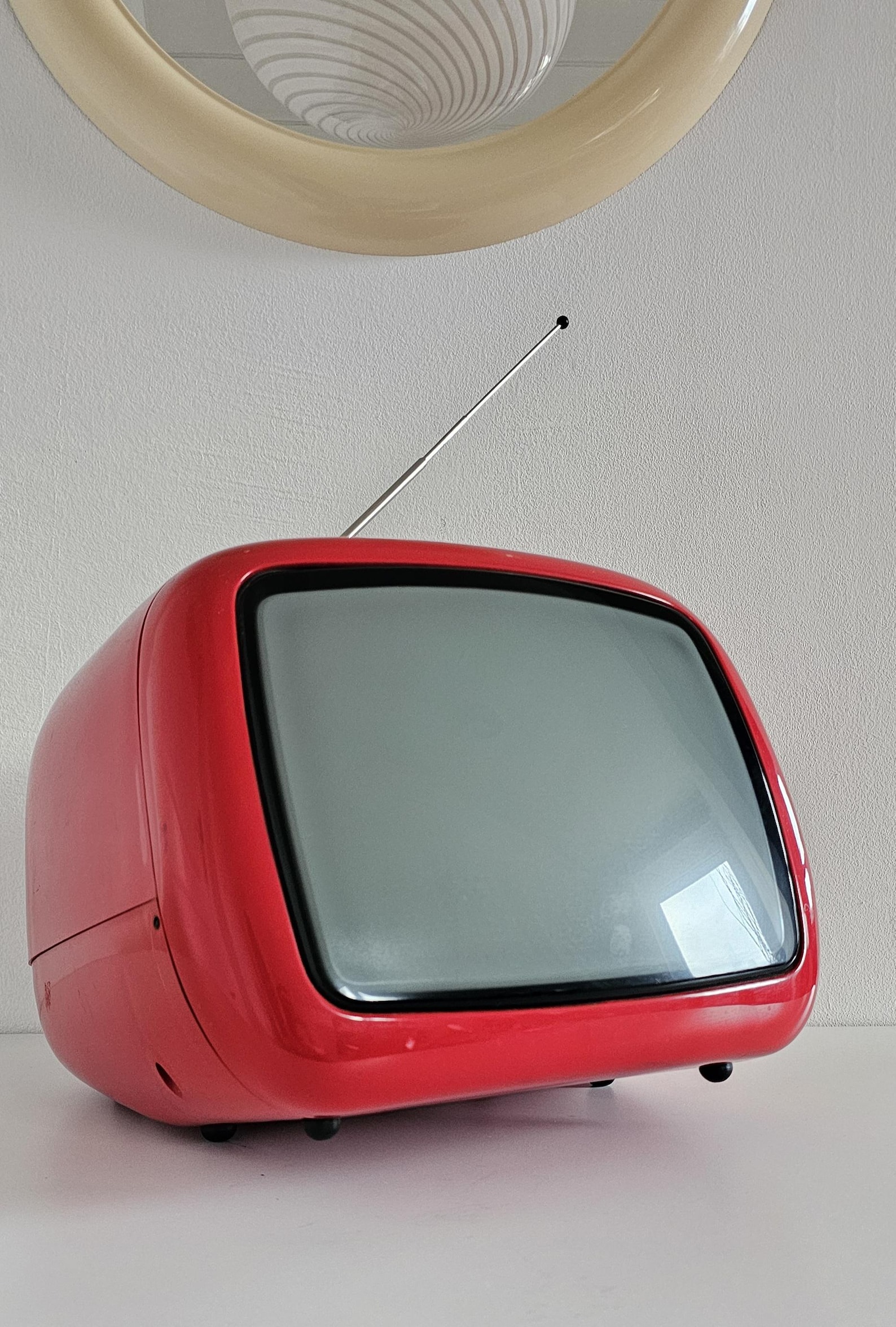 Space Age Red Portable Iskra Minirama Tv/ Yugoslavia 70's/ Red Plastic ...