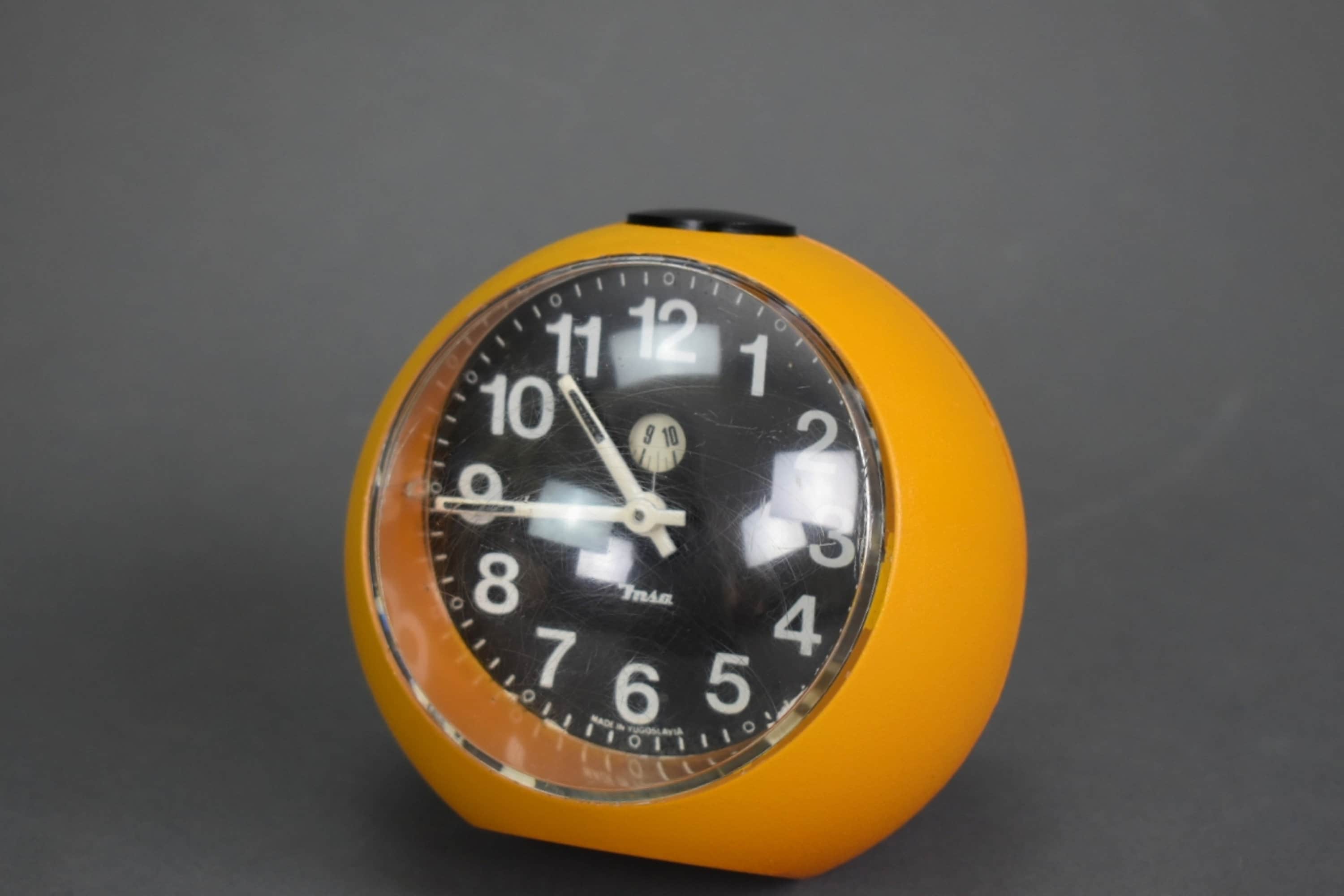 70's Bubble Clock Made in Yugoslavia by Insa, Space Age Alarm Clock ...