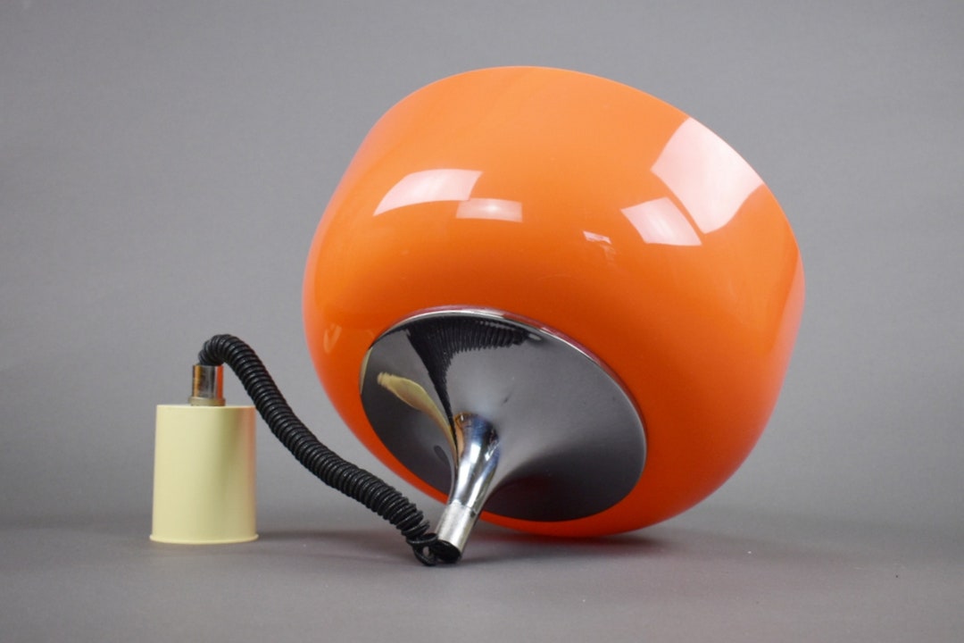 Vintage Meblo Guzzini Orange Original Hanging Light, Ceiling Guzzini ...