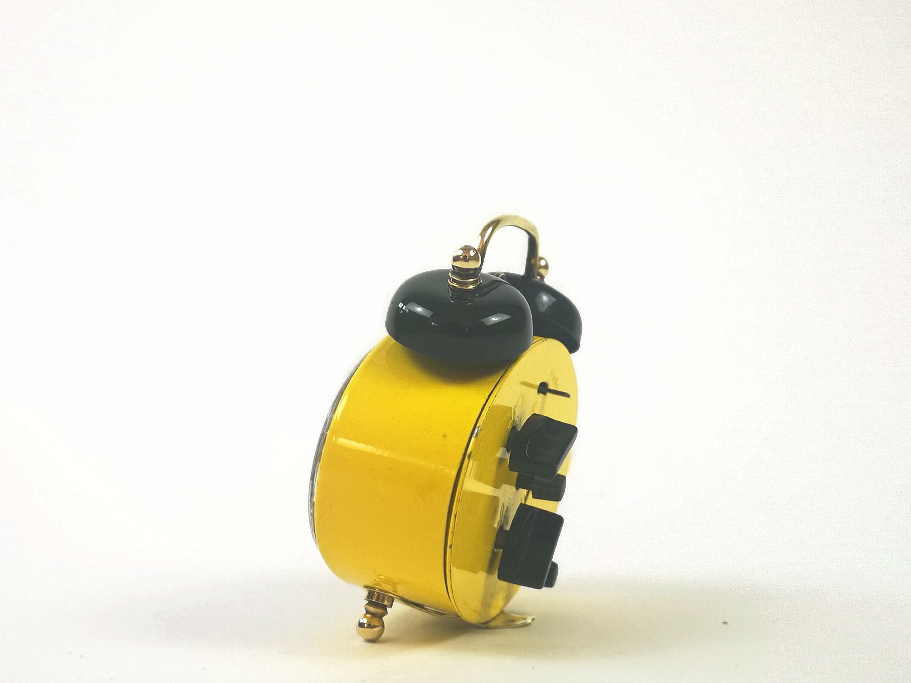 Rare Antique Pop Blessing Ellipse Alarm Clock, Vintage Ellipse Table ...