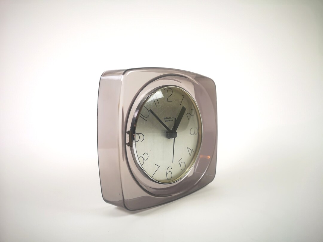 Vintage Wall Capsule Clock, Yugoslavia, Mid Century Modern, Vintage ...