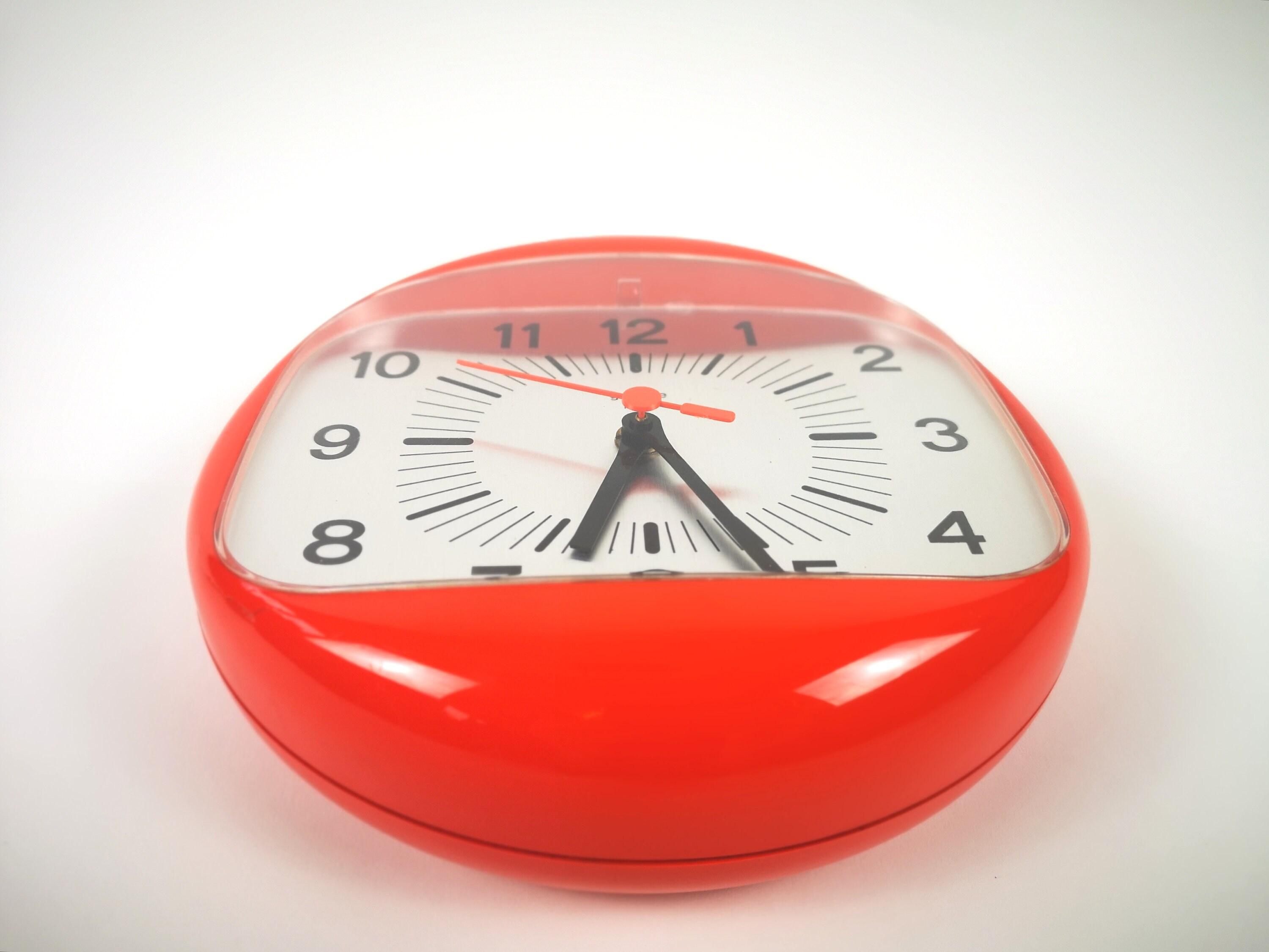 Vintage Orange Capsule Wall Clock, Gorenje, Yugoslavia 70s, Vintage ...