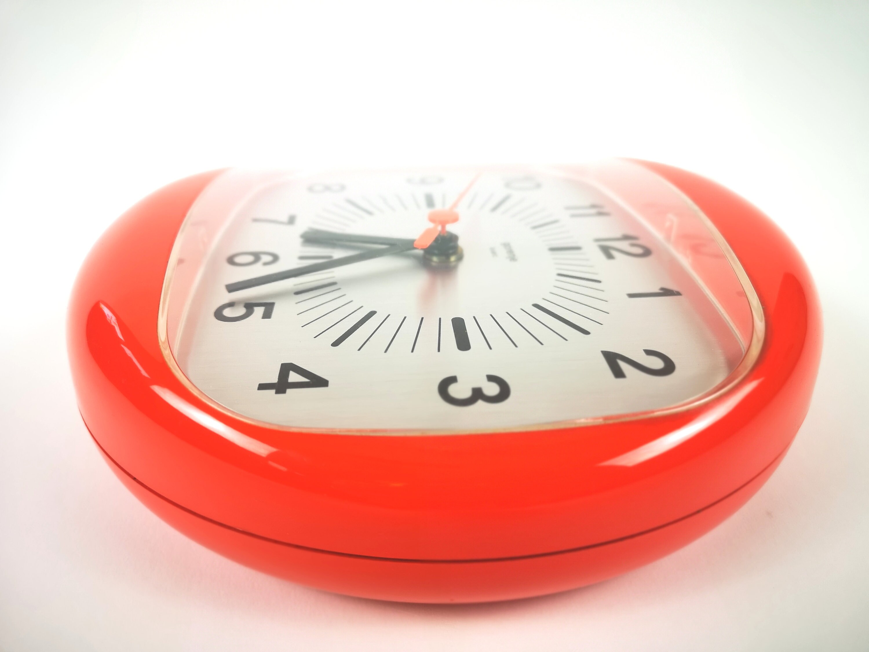 Vintage Orange Capsule Wall Clock, Gorenje, Yugoslavia 70s, Vintage ...