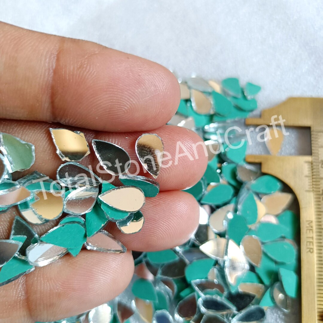 Lippan Art and Craft Teardrop Shape Mirror, Lippan Art, Indian Mirror ...