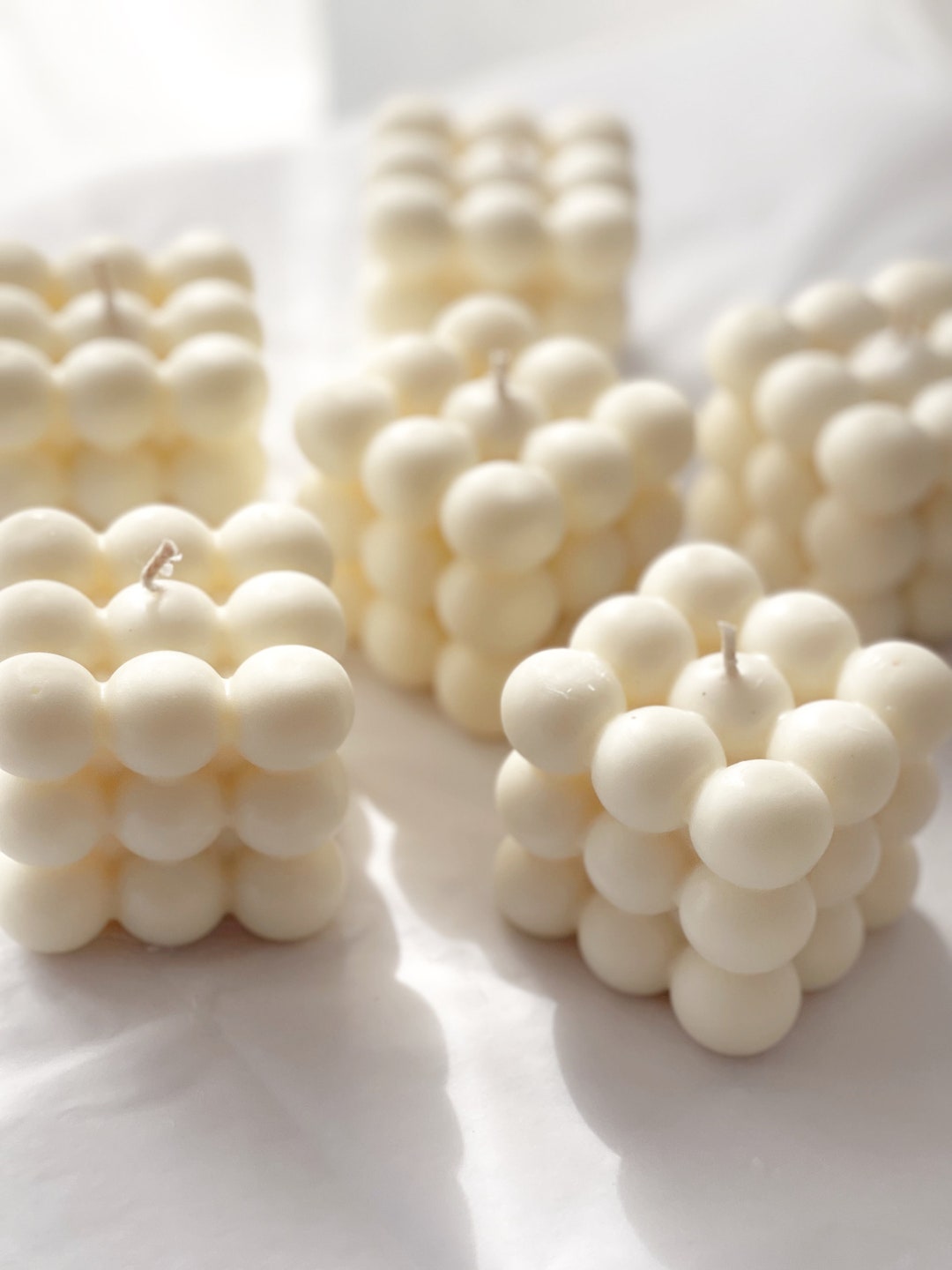 Cloud Cube Candle - Etsy Australia