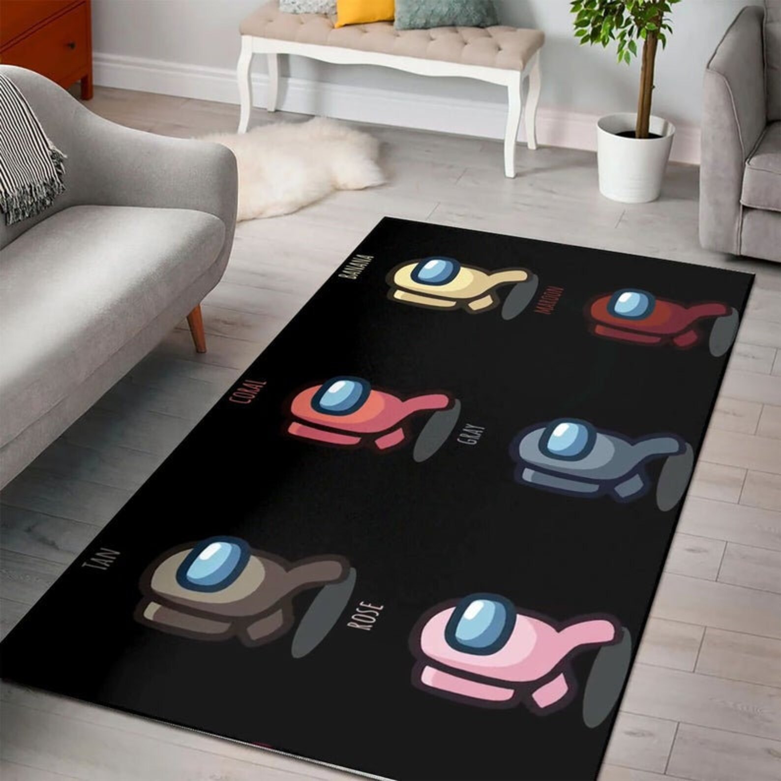 Imposter Among US Carpet Among Us Area Rug Among Us Video | Etsy