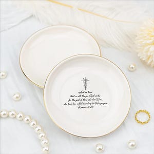 Personalized Bible Verse Ring Dish, Bible Verse Gifts,baptism Gifts ...