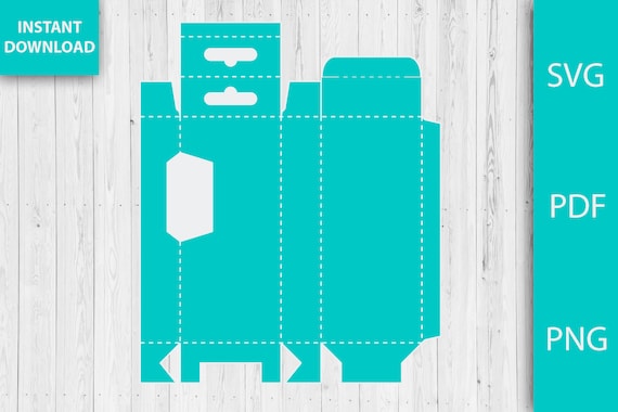 Art & Collectibles Digital pdf Box Template SVG Packaging Box SVG ...