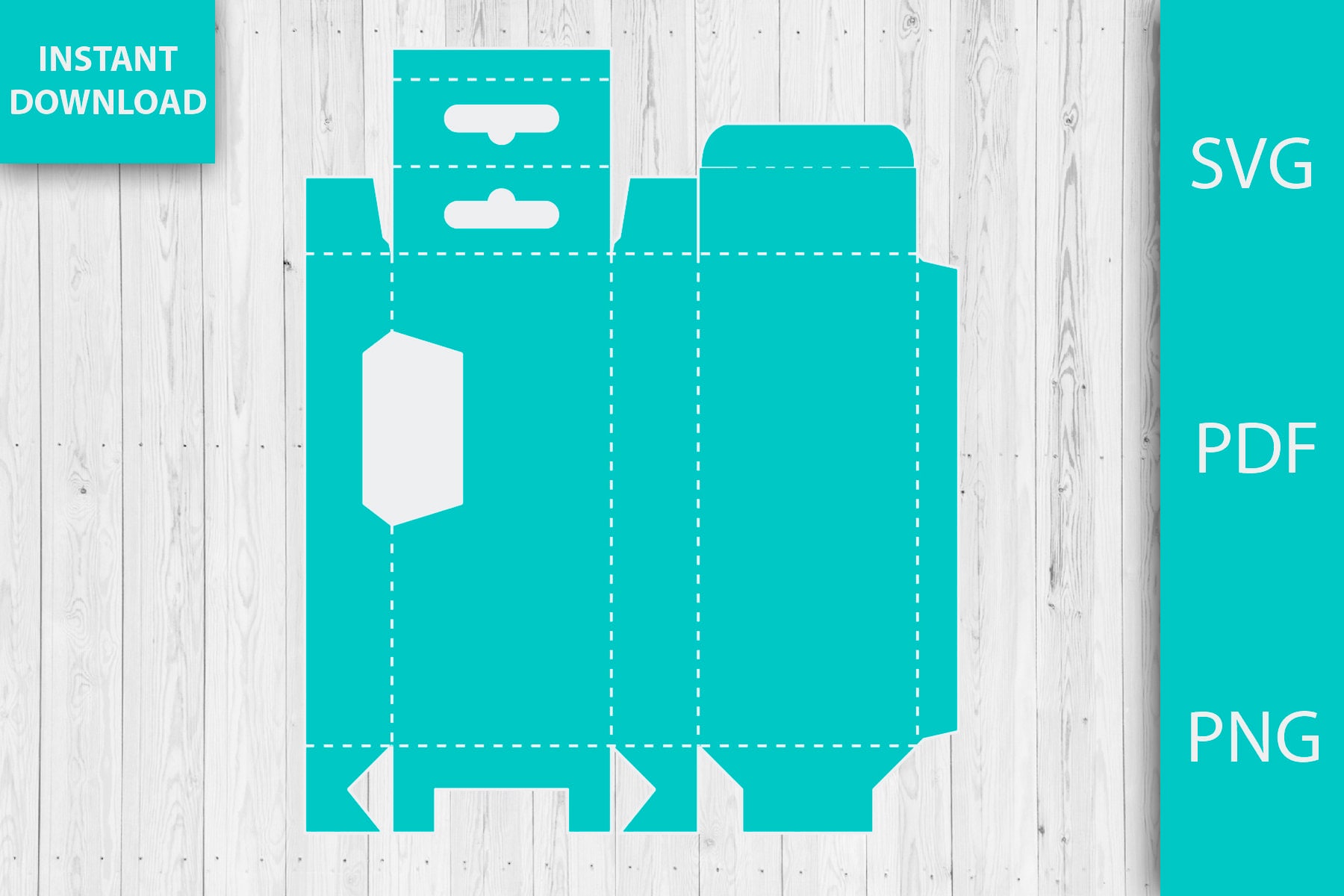 Box Template SVG Rectangular Box SVG Packaging Box SVG Box - Etsy