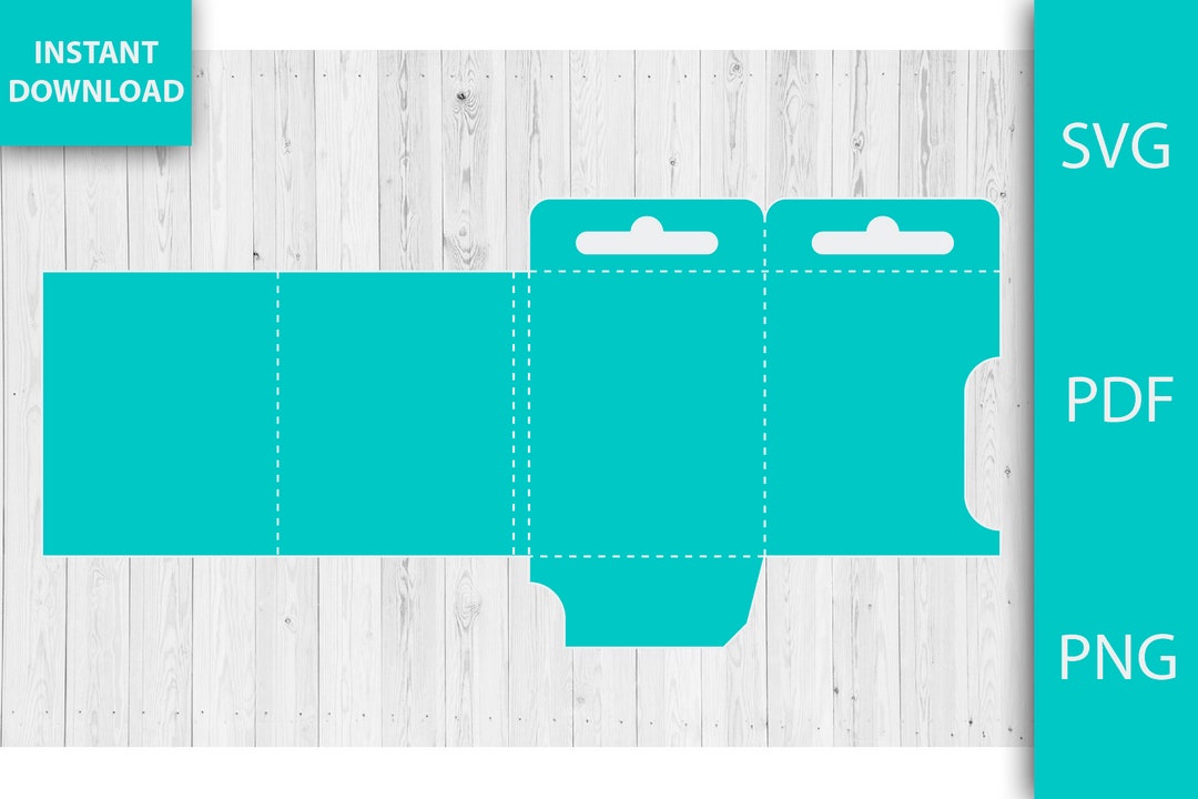 Box Template SVG Display Box SVG Packaging Box SVG Box - Etsy