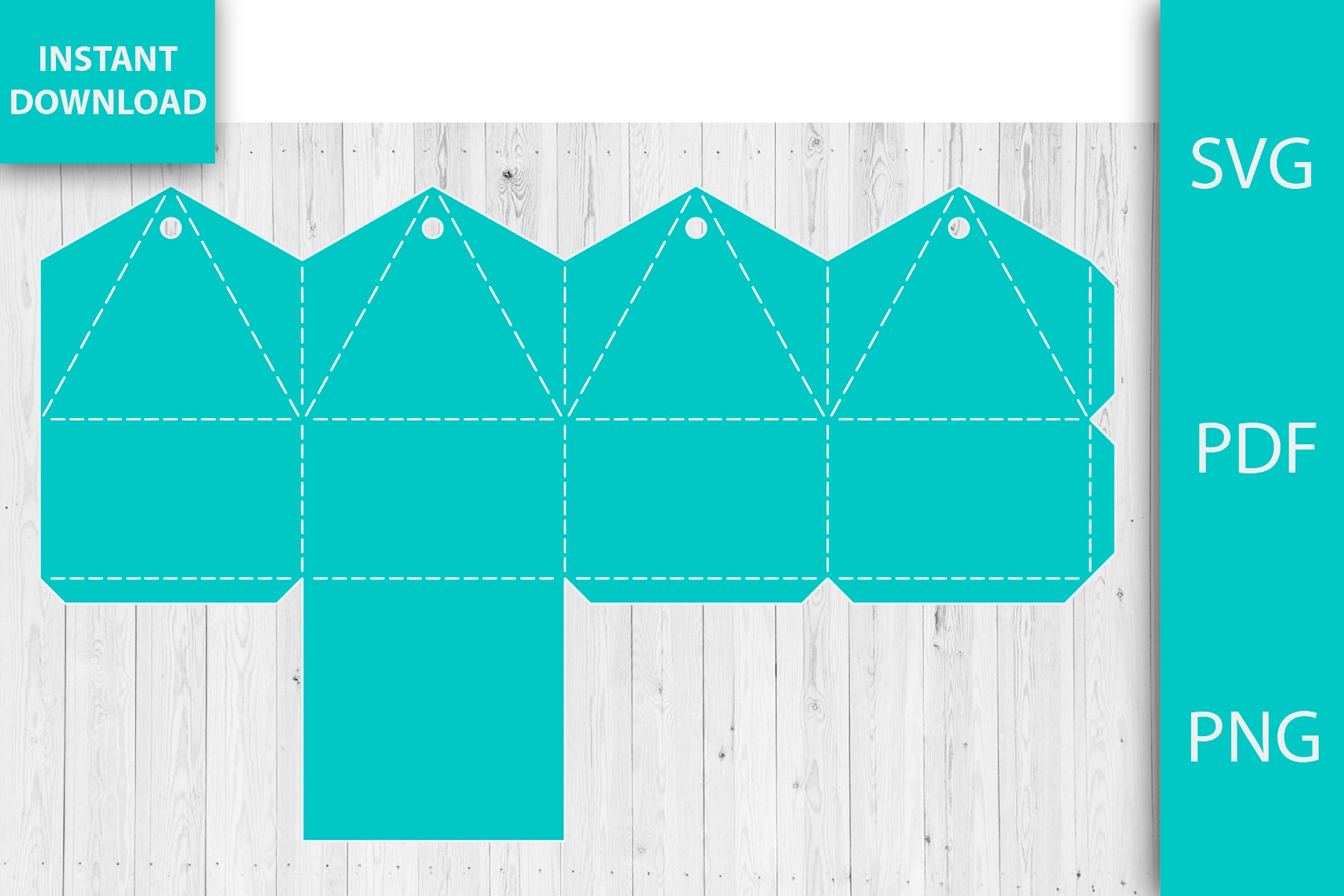Box Template SVG House Box SVG Packaging Box SVG Box Vector - Etsy España