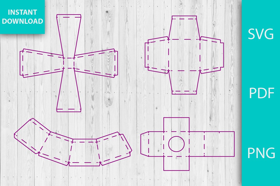 Box Template SVG Obelisk Box SVG Packaging Box SVG Box - Etsy Finland