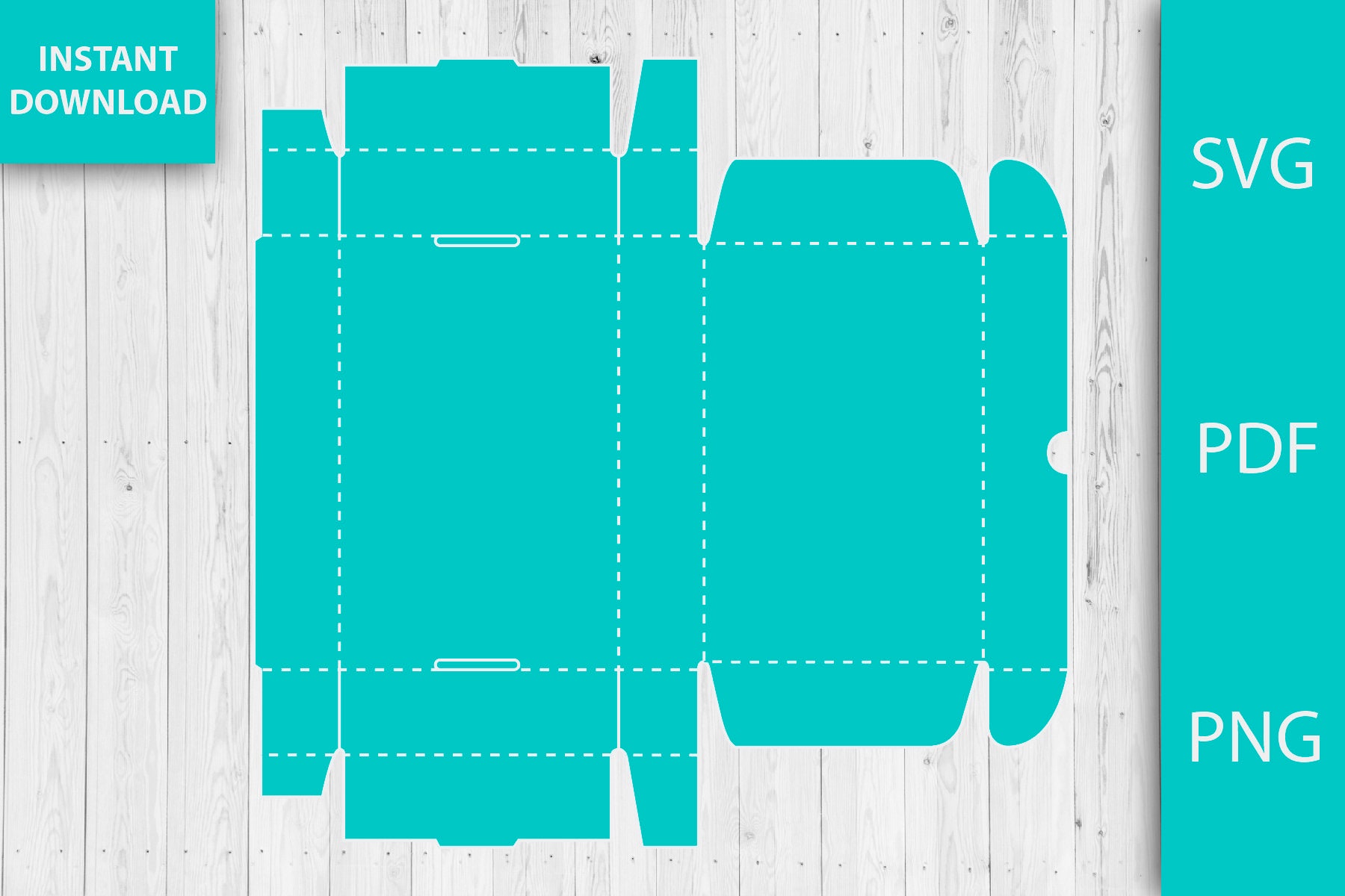 Box Template SVG Rectangular Box SVG Packaging Box SVG Box | Etsy México