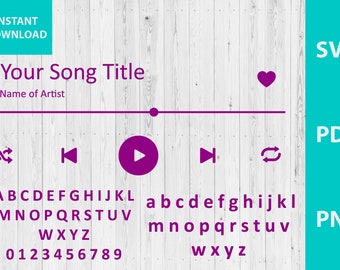 Spotify Playlist Template - Etsy