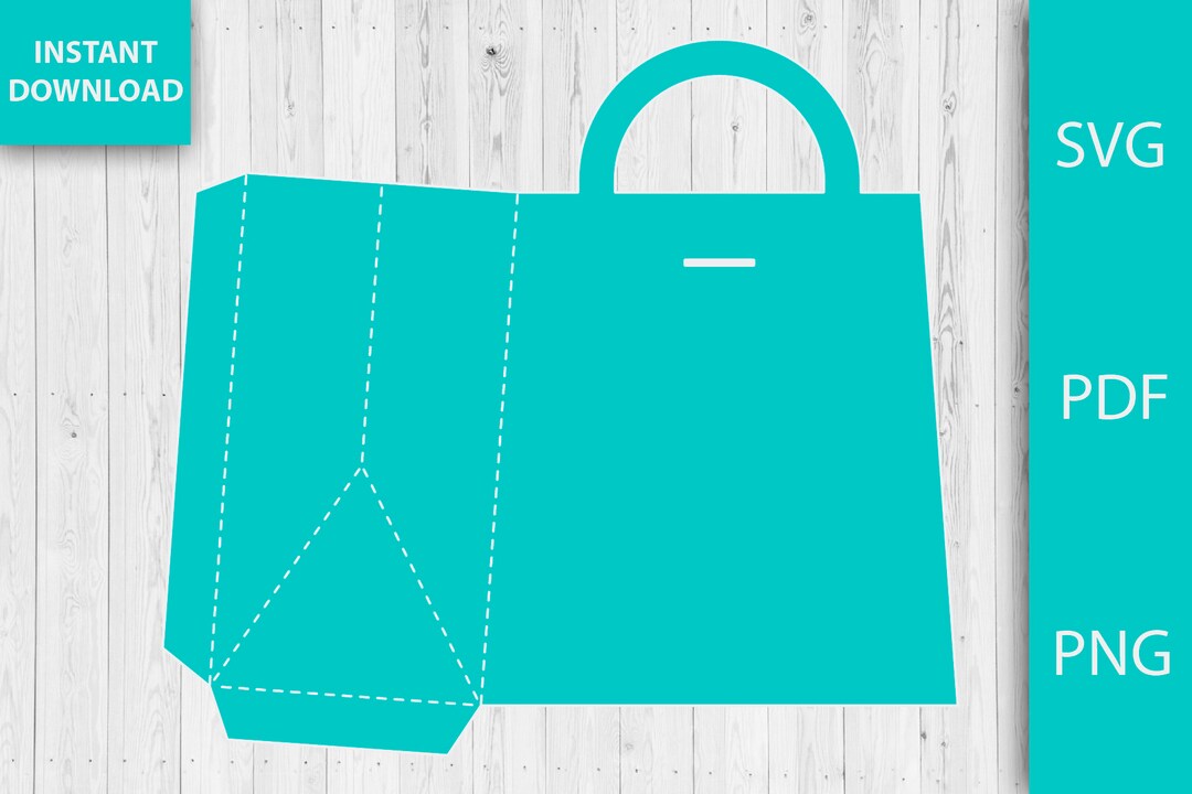 Box Template SVG Shopping Bag Box SVG Packaging Box SVG Box - Etsy