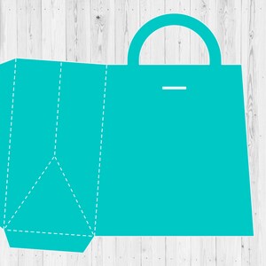 Box Template SVG Shopping Bag Box SVG Packaging Box SVG Box | Etsy